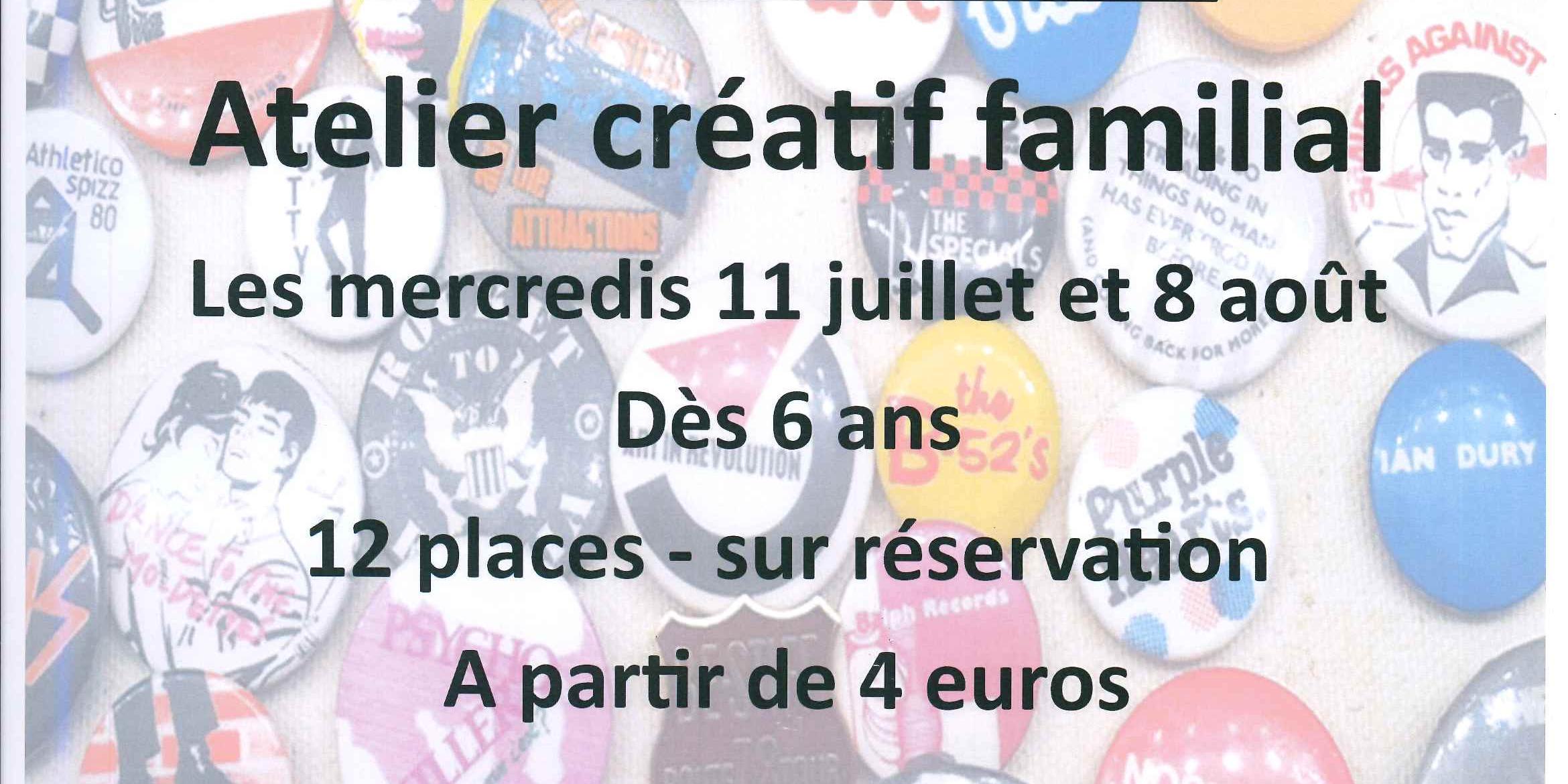 Atelier A-musé[e] Badge collector - Réseau des musées de Normandie